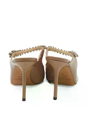 JIMMY CHOO Bing Crystal-embellished Mules