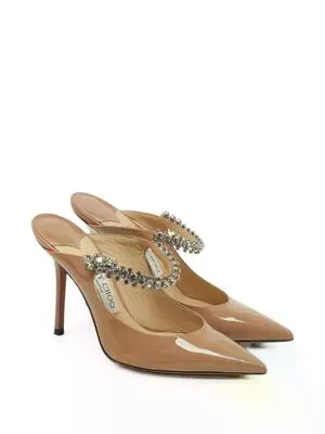 JIMMY CHOO Bing Crystal-embellished Mules