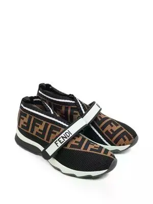 Fendi Rockoko Touch-strap Sneakers