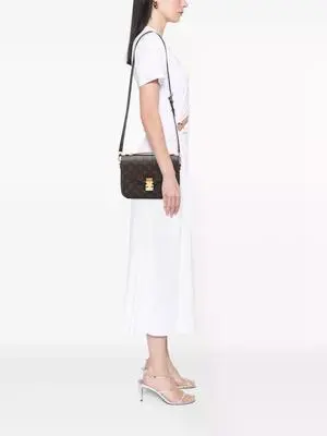 LOUIS VUITTON 2020 Monogram Pochette Metis Satchel - Brown