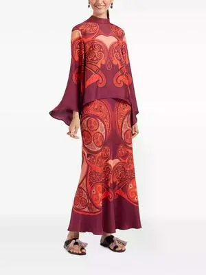 La DoubleJ Sleek Skirt - Red