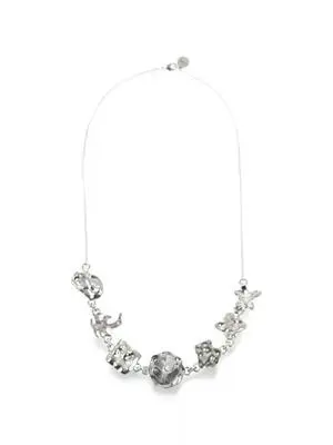 Palm Angels Charm Necklace - Silver