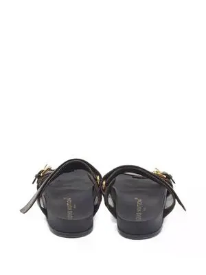 LOUIS VUITTON Bom Dia Monogram Canvas Slides
