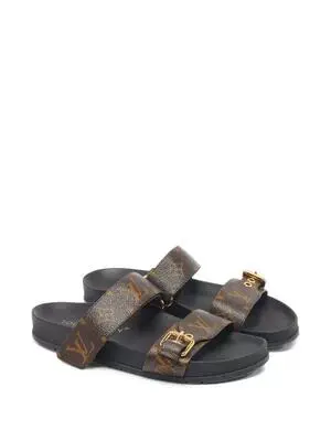 LOUIS VUITTON Bom Dia Monogram Canvas Slides