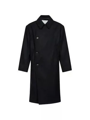 COSTUMEIN Buttoned Wool Coat - Black