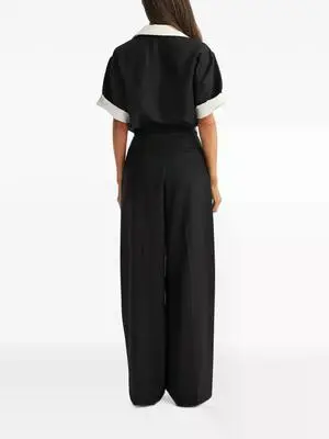 RÓHE Contrast Camp-collar Shirt