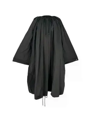 TOTEME Parachute Gathered Coat - Black