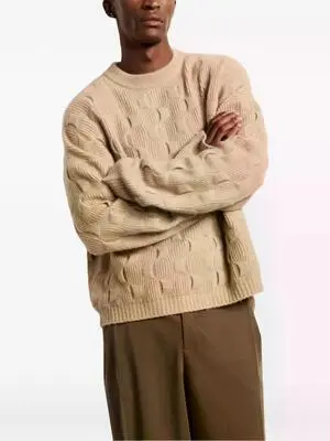 KIEFERMANN Textured-knit Sweater - Neutrals