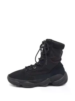 ADIDAS X YEEZY 500 Utility Panelled Boots - Black