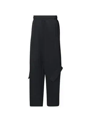 ARTE ANTWERP Logo-embroidered Cargo Track Pants - Black