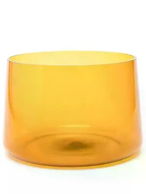BITOSSI HOME Hand-blown Center-piece Glass Bowl - Brown