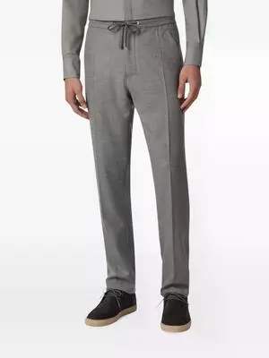 BRETT JOHNSON Tapered Drawstring Waist Trousers
