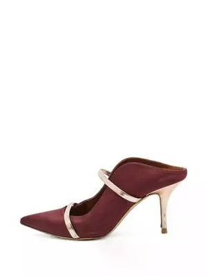 MALONE SOULIERS Maureen Pointed-toe Mules - Red