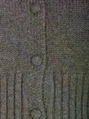 ST. AGNI Ribbed-knit Wool Cardigan