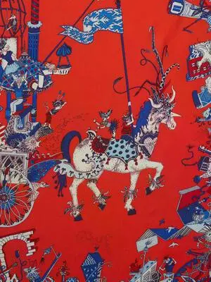 Hermès La Folle Parade 90 Scarf