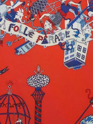 Hermès La Folle Parade 90 Scarf