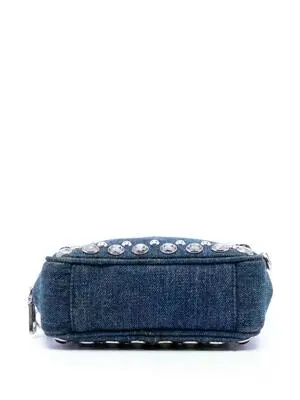 Prada 2000-2013 Mini Denim Borchie Bijoux Camera Bag Crossbody Bag