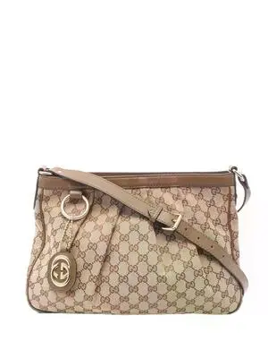 Gucci 2000-2015 Gg Canvas Sukey Crossbody Bag - Neutrals