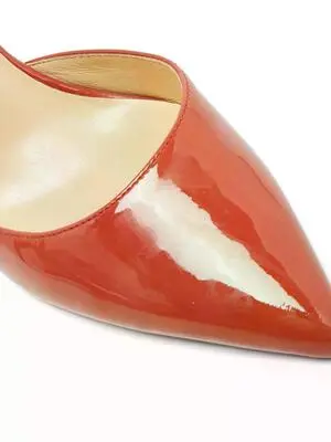 JIMMY CHOO Tilly Patent Leather Slingback Pumps