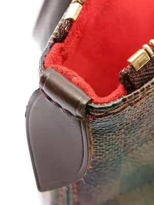 LOUIS VUITTON 2010 Damier Ebene Saleya Pm Handbag