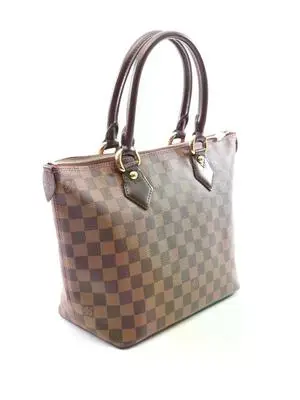 LOUIS VUITTON 2010 Damier Ebene Saleya Pm Handbag