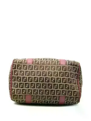Fendi 2010-2026 Zucchino Canvas Boston Bag