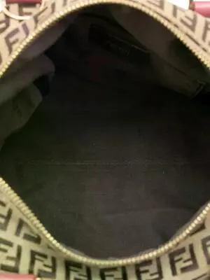 Fendi 2010-2026 Zucchino Canvas Boston Bag