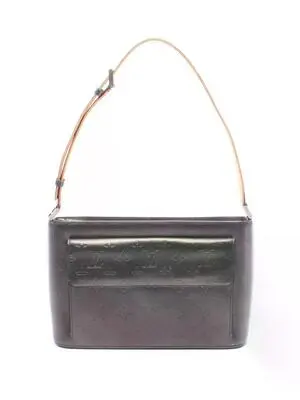 LOUIS VUITTON 2003 Monogram Mat Alston Shoulder Bag - Grey