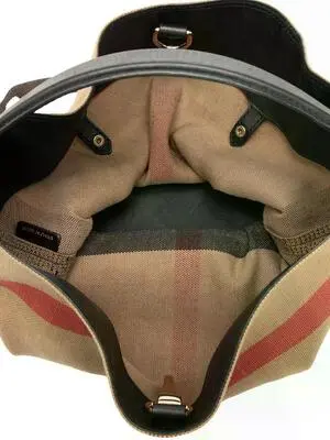 Burberry 2015 House Check Canvas Ashby Satchel