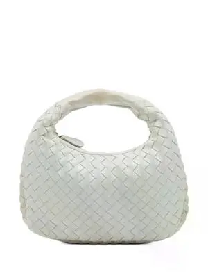 Bottega Veneta 2007 Mini Nappa Intrecciato Veneta Hobo Bag - White