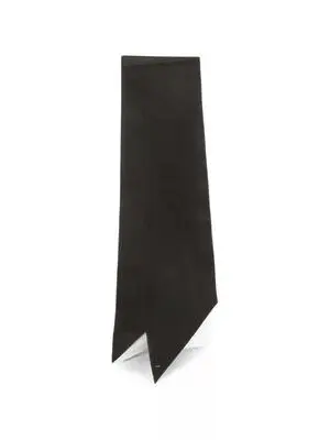 Saint Laurent Monogram Jacquard Bandeau Scarf - Black