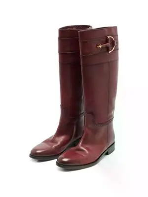 Gucci Horsebit Leather Knee-length Boots