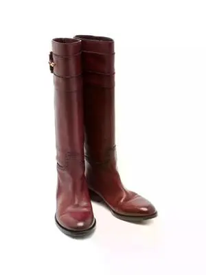 Gucci Horsebit Leather Knee-length Boots