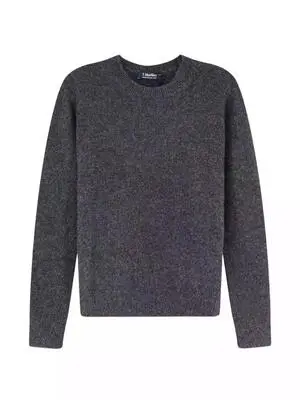 Max Mara Logo-embroidered Elbow-patch Sweater