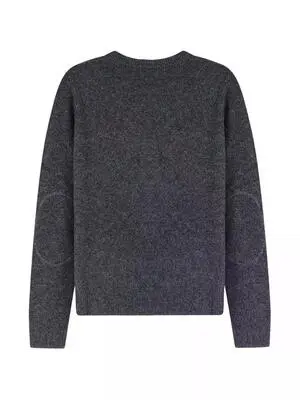 Max Mara Logo-embroidered Elbow-patch Sweater