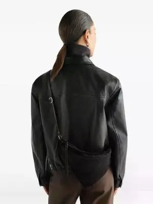 LEMAIRE Pocket Scarf Bag In Pony-style Leather