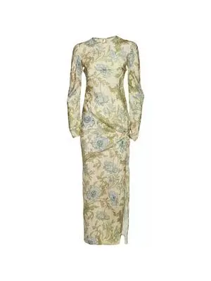 SIR. Florence Maev Floral-print Maxi Dress - Neutrals