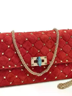 Valentino Garavani Rockstud Quilted Clutch Bag