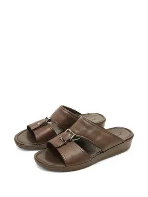 Prada Leather Buckle-detail Sandals