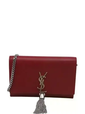 Saint Laurent Kate Tassel Shoulder Bag - Red