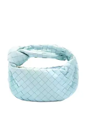 Bottega Veneta 2012-2026 Mini Nappa Intrecciato Jodie Hobo Bag - Blue
