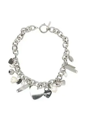JUSTINE CLENQUET Tone Charm Necklace - Silver