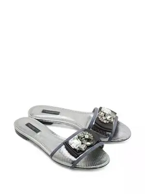 Dolce & Gabbana Sofia Crystal-embellished Sandals