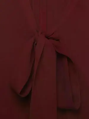 Valentino Garavani Tie-front Midi Dress