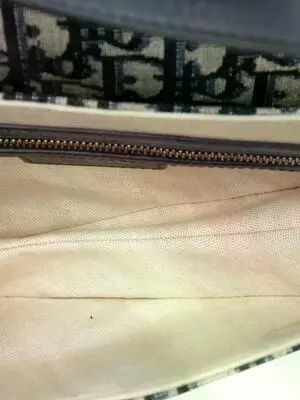 Dior 2018 Oblique Canvas Saddle Bag Shoulder Bag