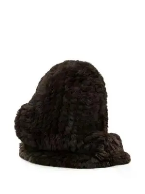 Pinko Faux-fur Balaclava Hat
