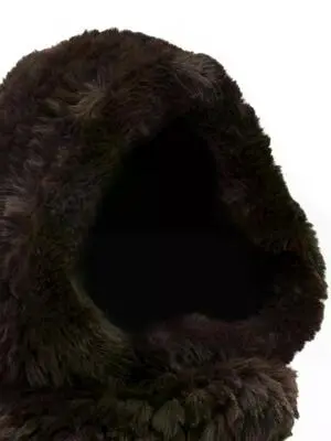 Pinko Faux-fur Balaclava Hat