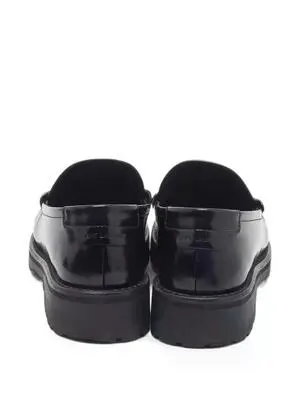 Saint Laurent Le Penny Leather Loafers