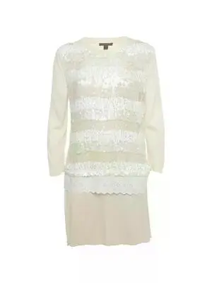 LOUIS VUITTON Sequin Embellished Crew Neck Sweater