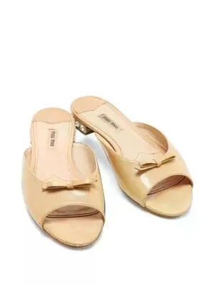 Miu Miu Bow-detail Sandals